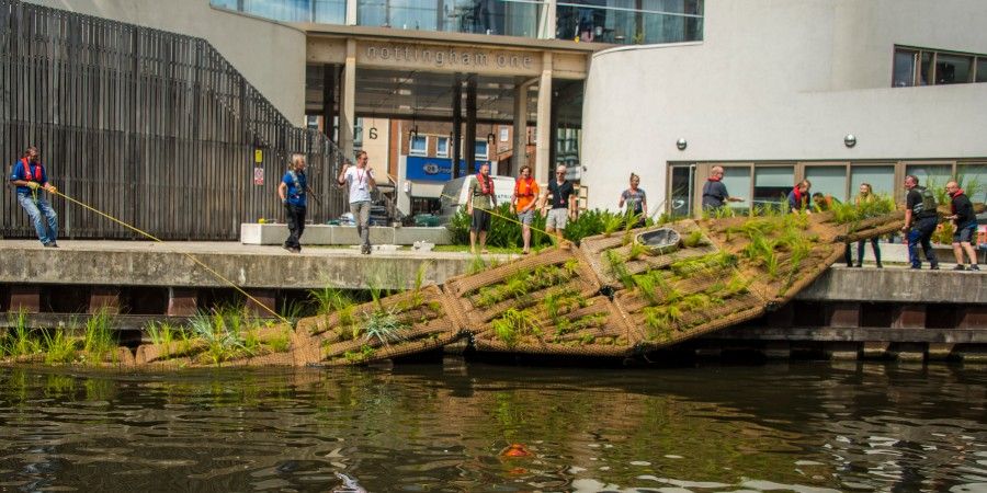 Floating ecosystems create new homes for wildlife | Canal & River Trust