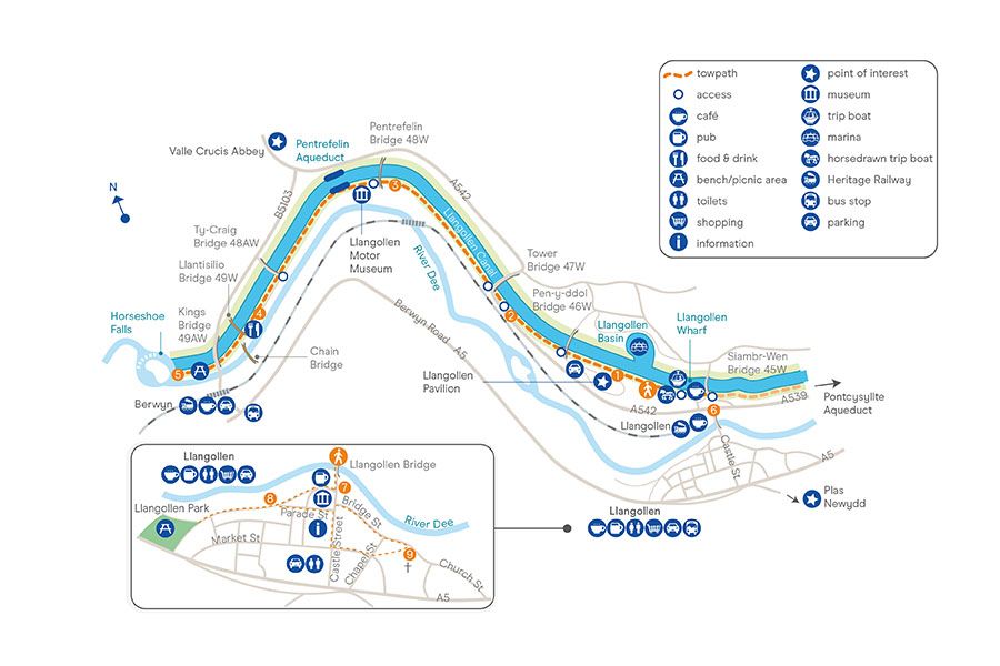 Walk from Llangollen Wharf | Canal & River Trust