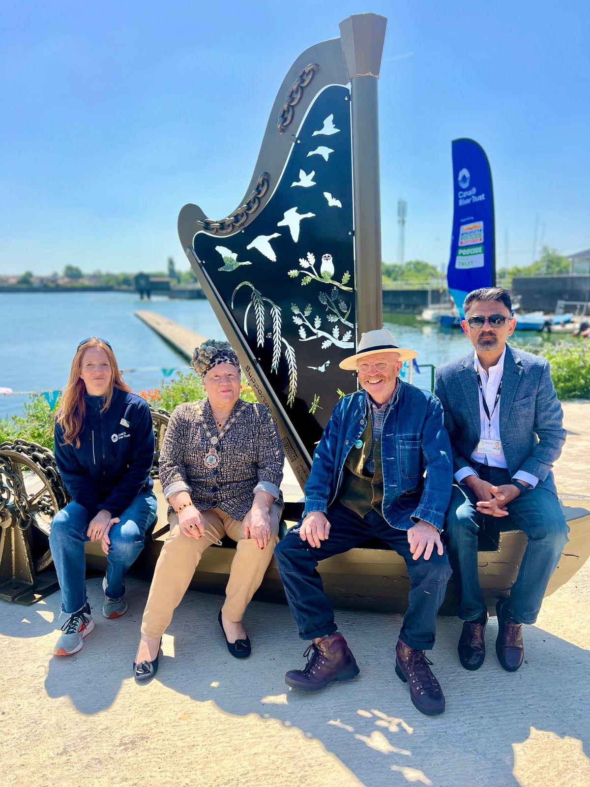 New public art for Welsh Harp/Brent Reservoir unveiled | Canal & River ...