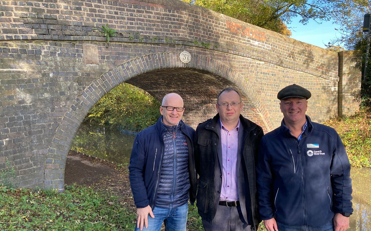 We've completed vital repairs to historic Ashby Canal bridge | Canal ...