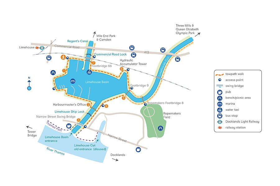 Circular walk from Limehouse Basin | Canal & River Trust