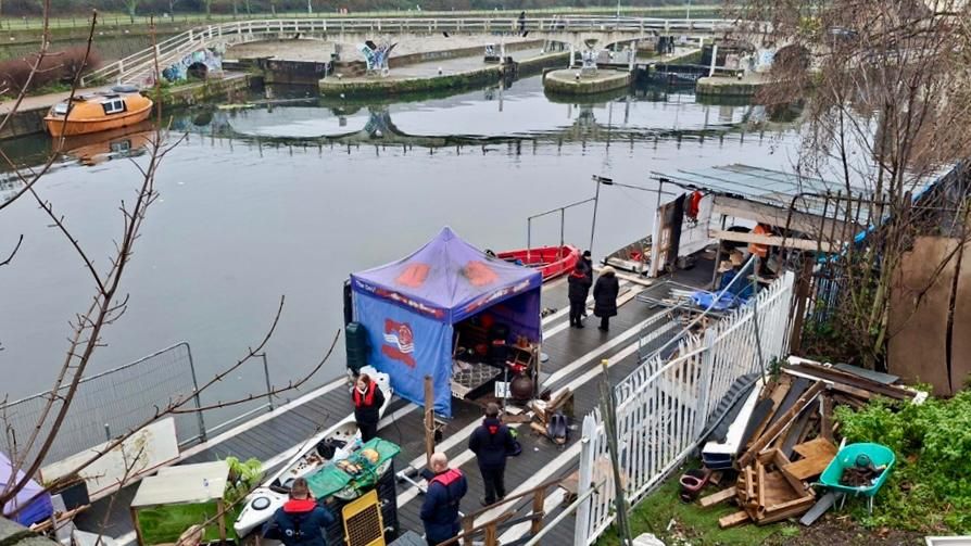 Floating encampment linked to illegal activity removed in £40k ...