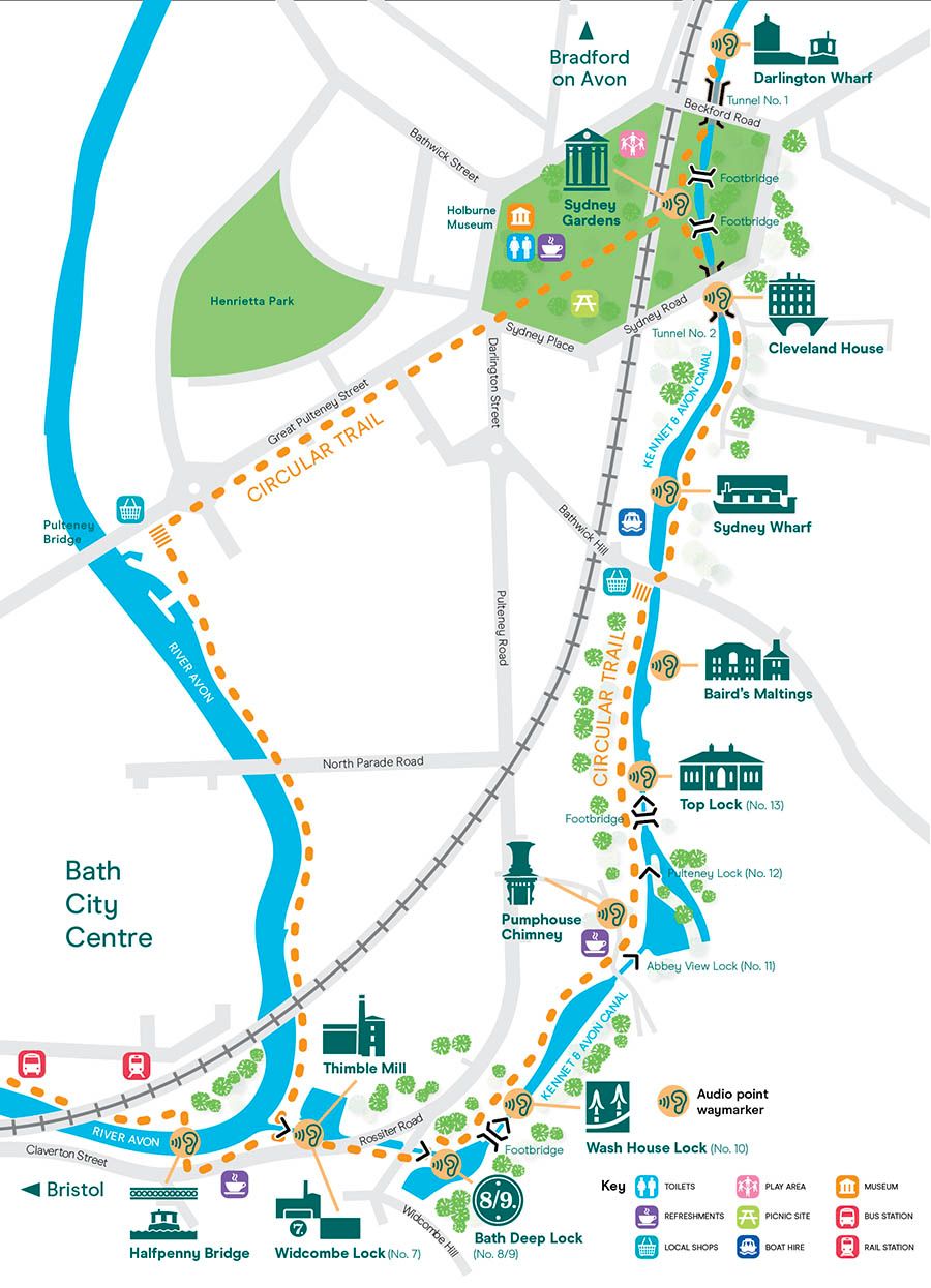 Walk around Bath from Darlington Wharf | Canal & River Trust